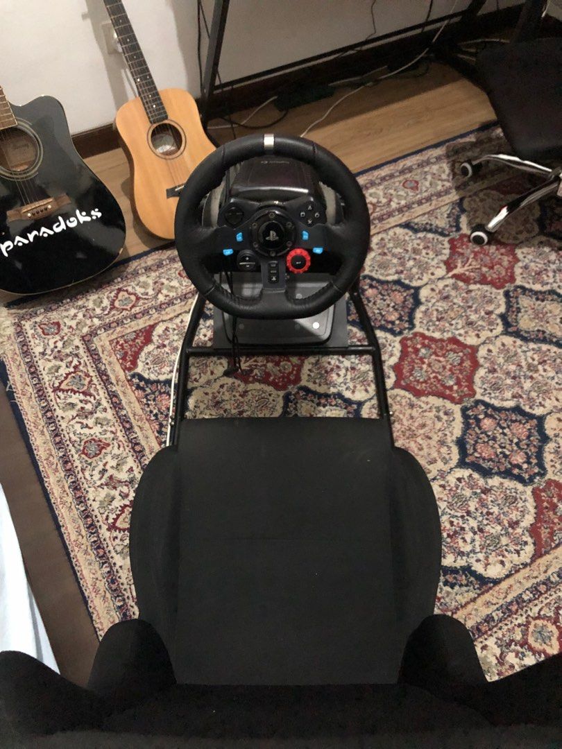 Logitech G29 (Set with pedals) + Racing Seat & Rig, Furniture & Home ...