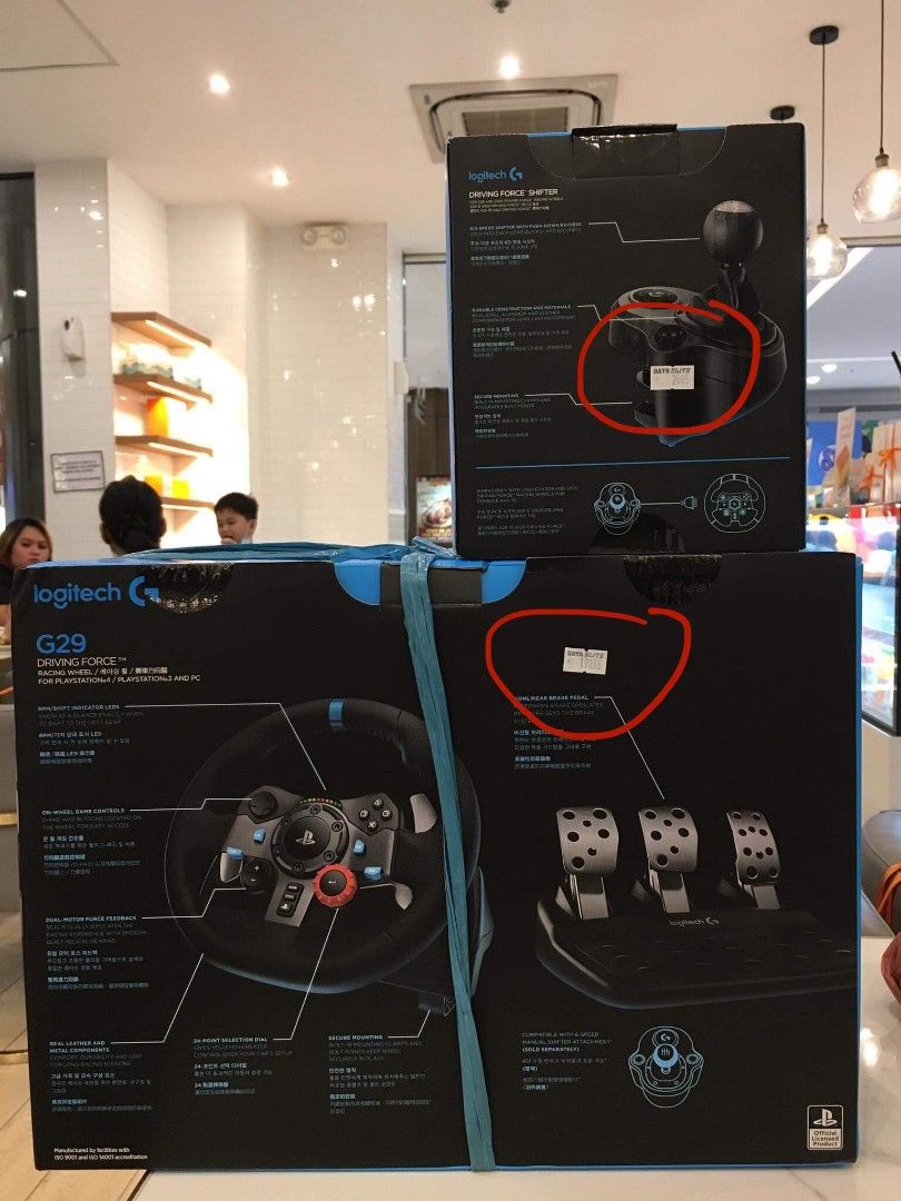 Logitech Steering Wheel Set On Carousell