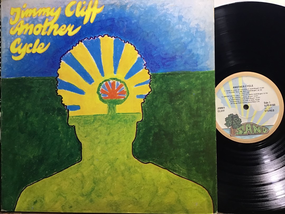 LP Jimmy Cliff - Another Cycle OOP VINYL RECORD Anubis Piring Hitam ...