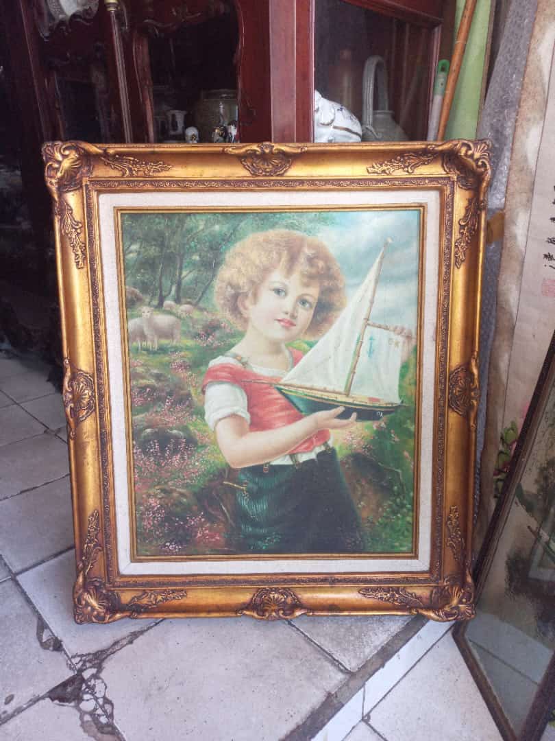 Lukisan cantik eropa, Antik, Pajangan di Carousell