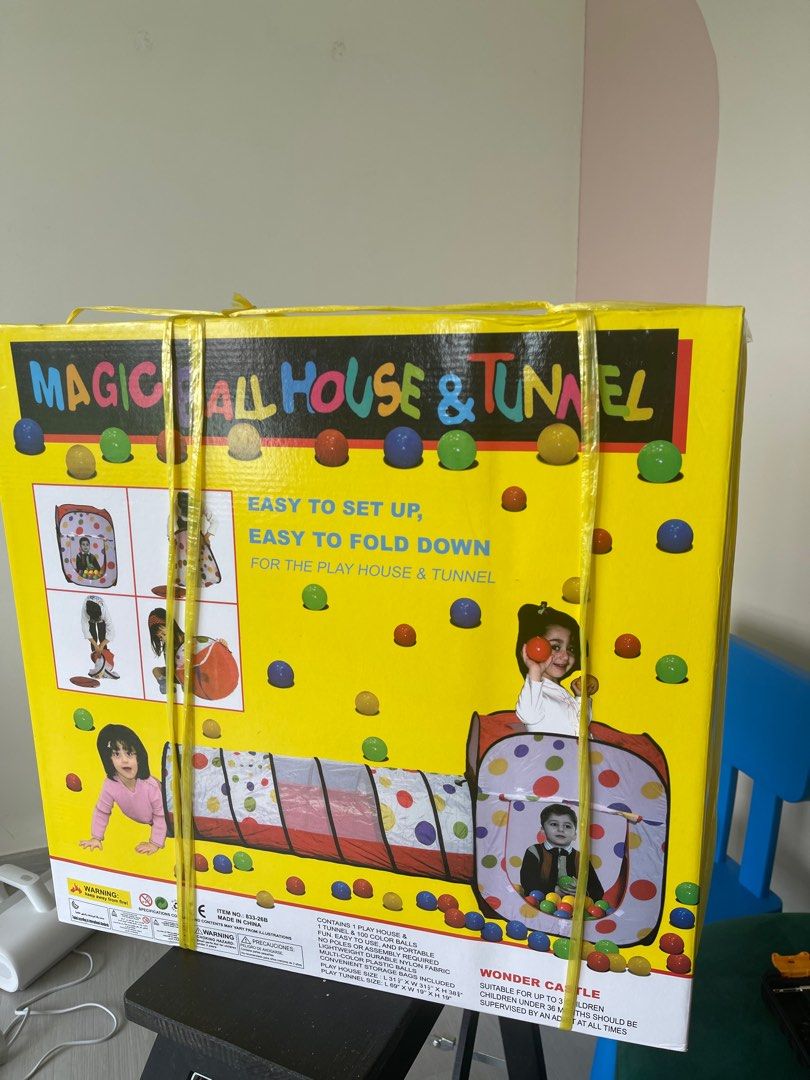MAGIC BALLHOUSE PIT TUNNEL, Hobbies & Toys, Toys & Games on Carousell
