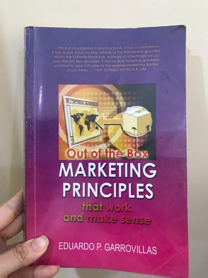 Marketing Principles- Eduardo P. Garrovillas, Hobbies & Toys, Books ...