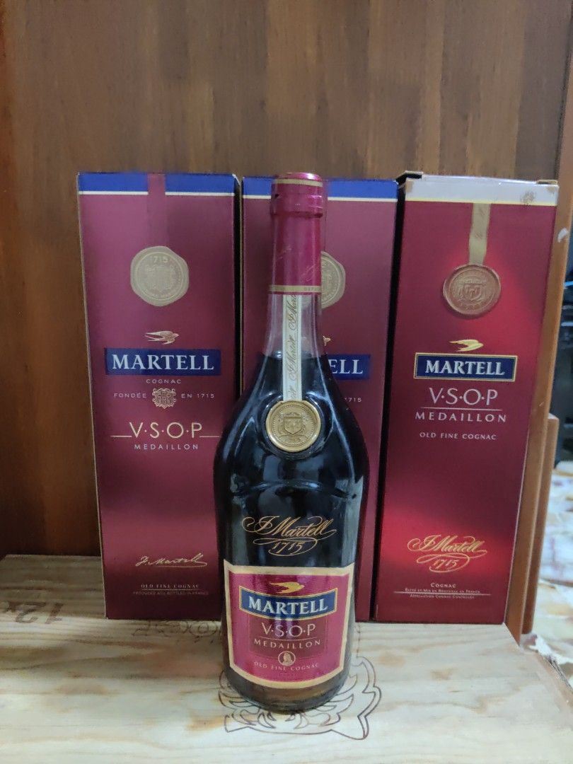 MARTELL VSOP 1 LITER, Food & Drinks, Alcoholic Beverages on Carousell