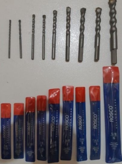 Masonry Drill Bit Rosco Original 1/8, 5/32, 3/16, 1/4, 5/16, 3/8, 7/16 ...