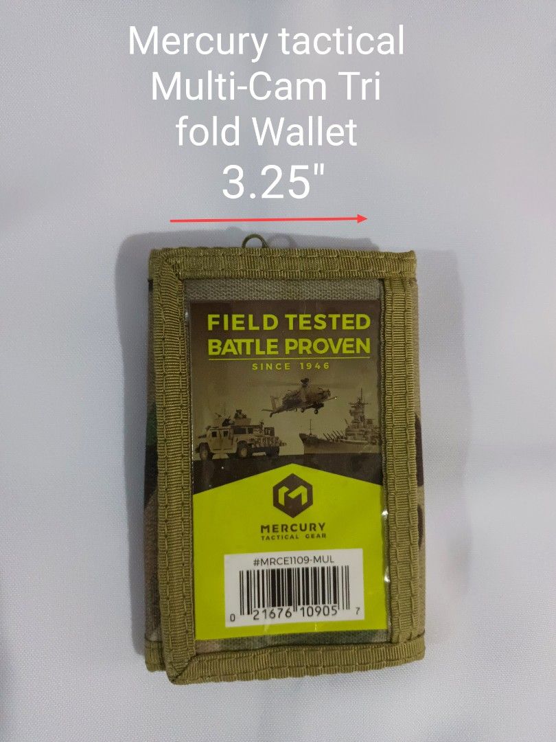 Mercury Tactical Gear MultiCam Trifold Wallet on Carousell