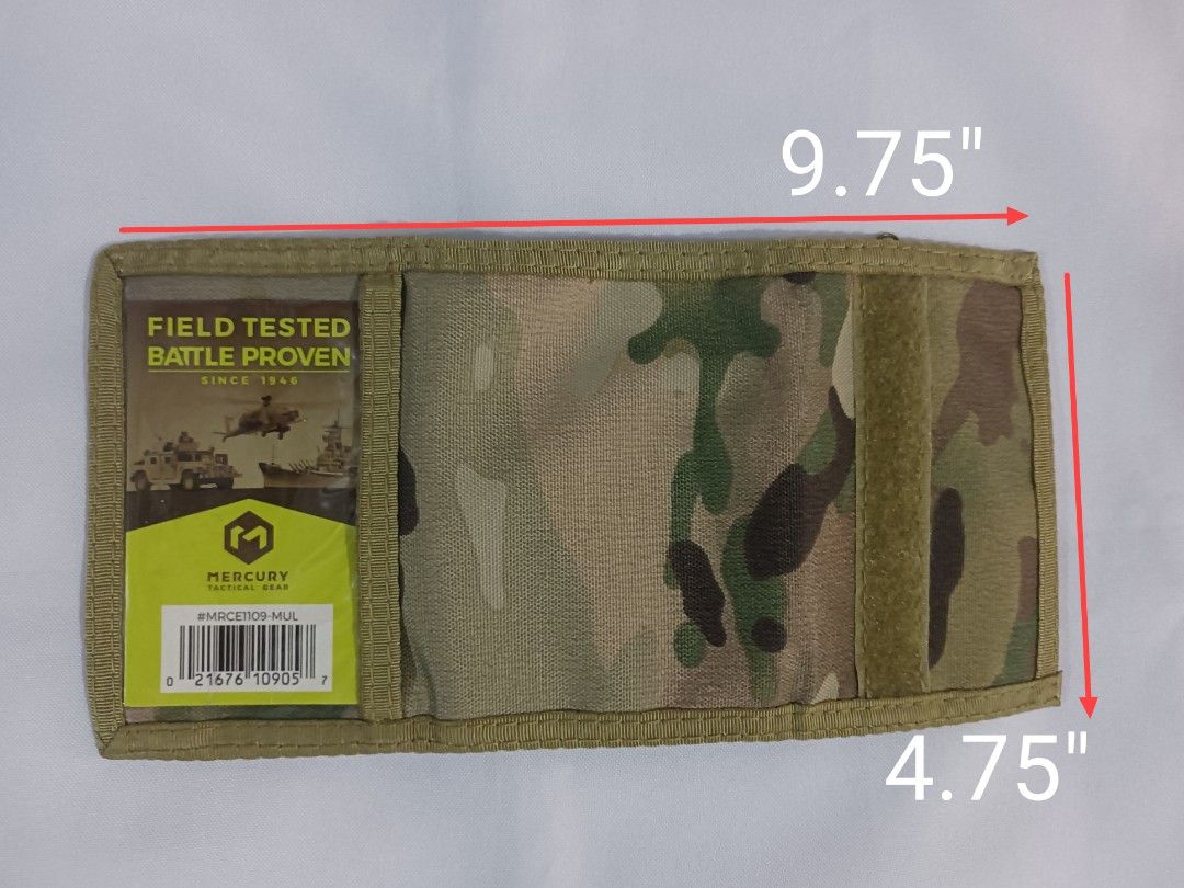 Mercury Tactical Gear MultiCam Trifold Wallet on Carousell
