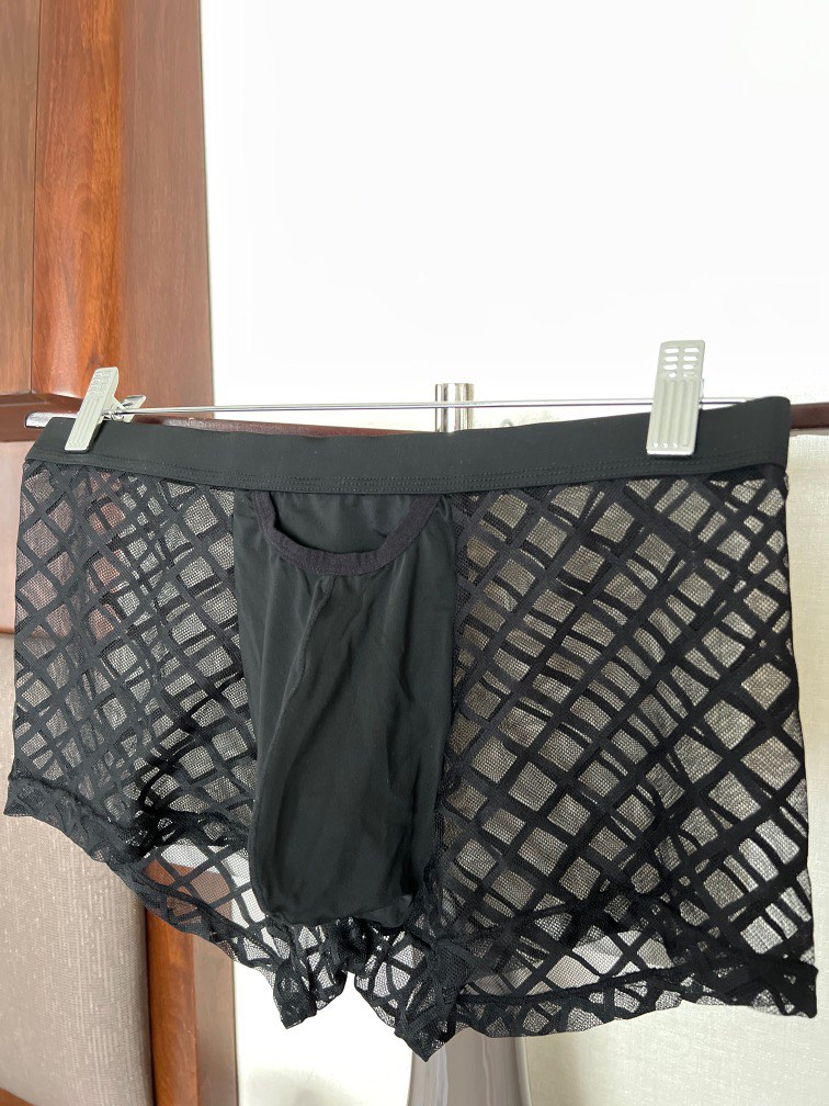 Mesh trunk, Men's Fashion, Bottoms, New Underwear on Carousell
