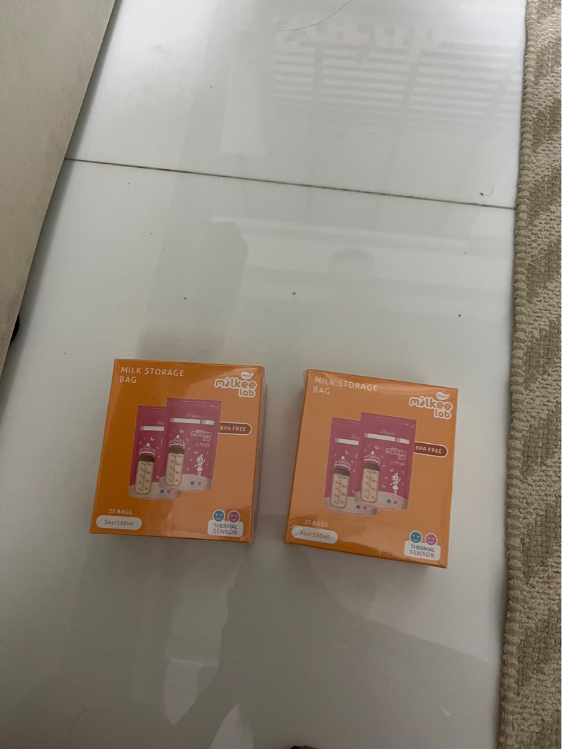 Milk storage bags milkee lab BNIB, Babies & Kids, Nursing & Feeding ...