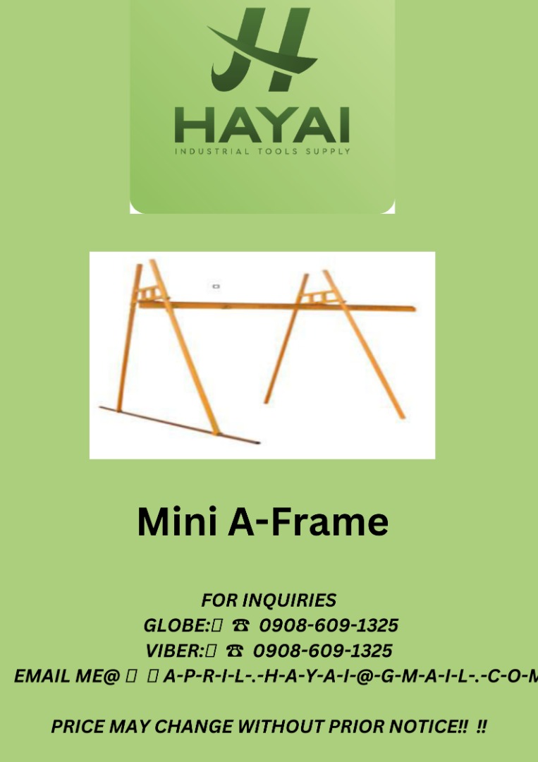 Mini A-Frame, Commercial & Industrial, Construction Tools & Equipment ...
