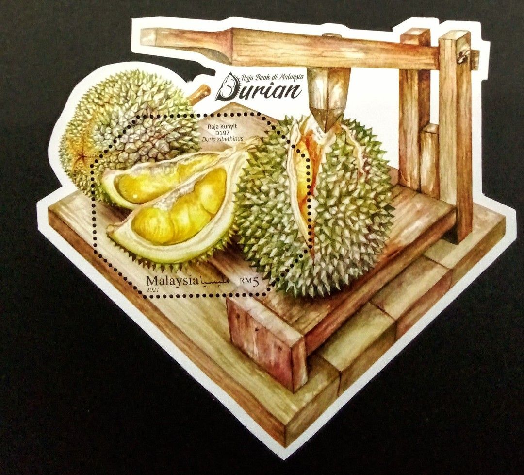 Miniature Sheet : Durian Raja Buah di Malaysia, Hobbies & Toys ...