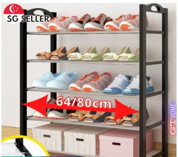 Minimalist Shoe Storage Rack Organizer / Easy Assemble Shoe Rack Shelf ...