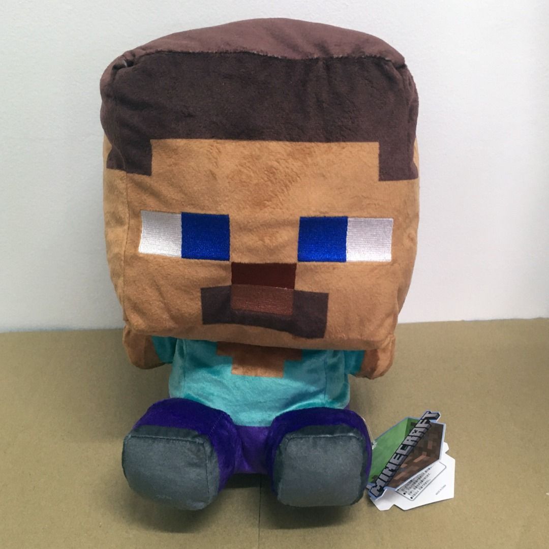 MOJANG Minecraft - Steve BIG Sitting Plush Toy by FuRyu Japan / 29cm ...