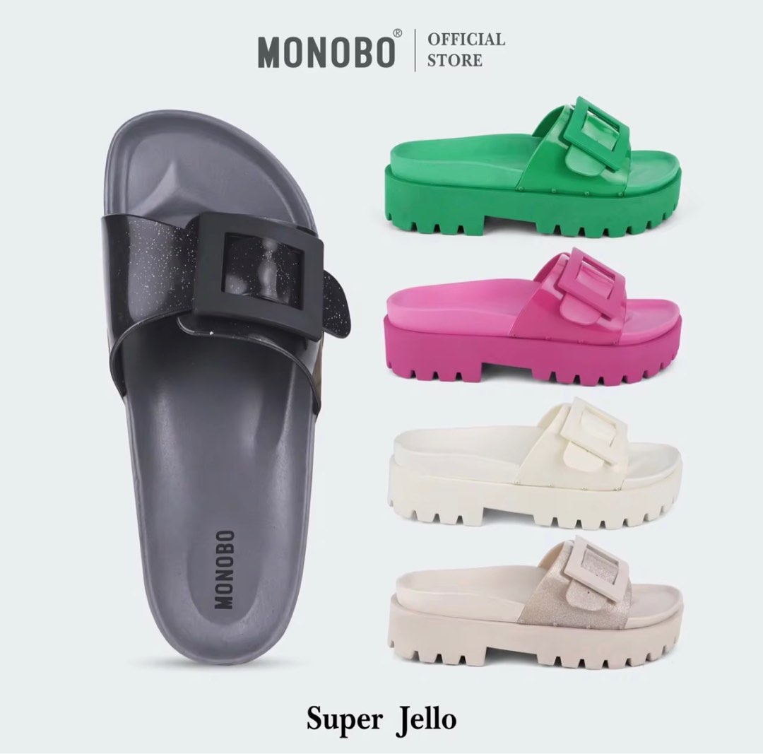 Monobo Super Jello, Women's Fashion, Footwear, Sandals on Carousell