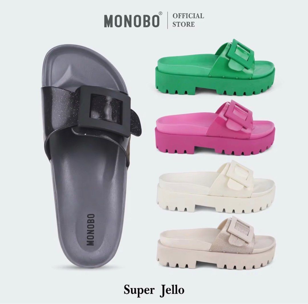 Monobo Super Jello, Women's Fashion, Footwear, Sandals on Carousell