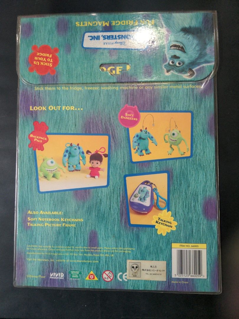 Monsters, Inc. Fun Fridge Magnets, Hobbies & Toys, Toys & Games on ...