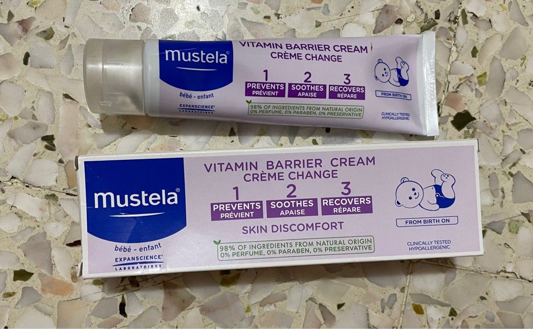 Mustela Vitamin Barrier Cream, Babies & Kids, Bathing & Changing ...