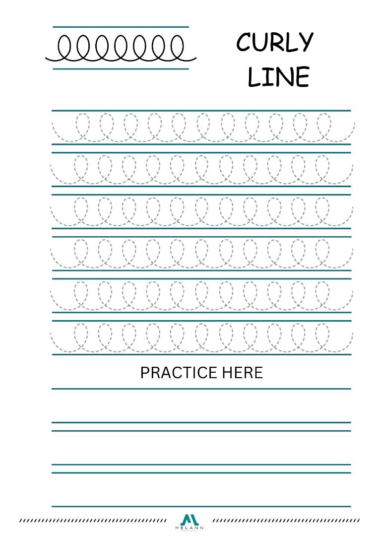 My Tracing Worksheet: Fun and Easy Learning Activities for Kids, Babies ...