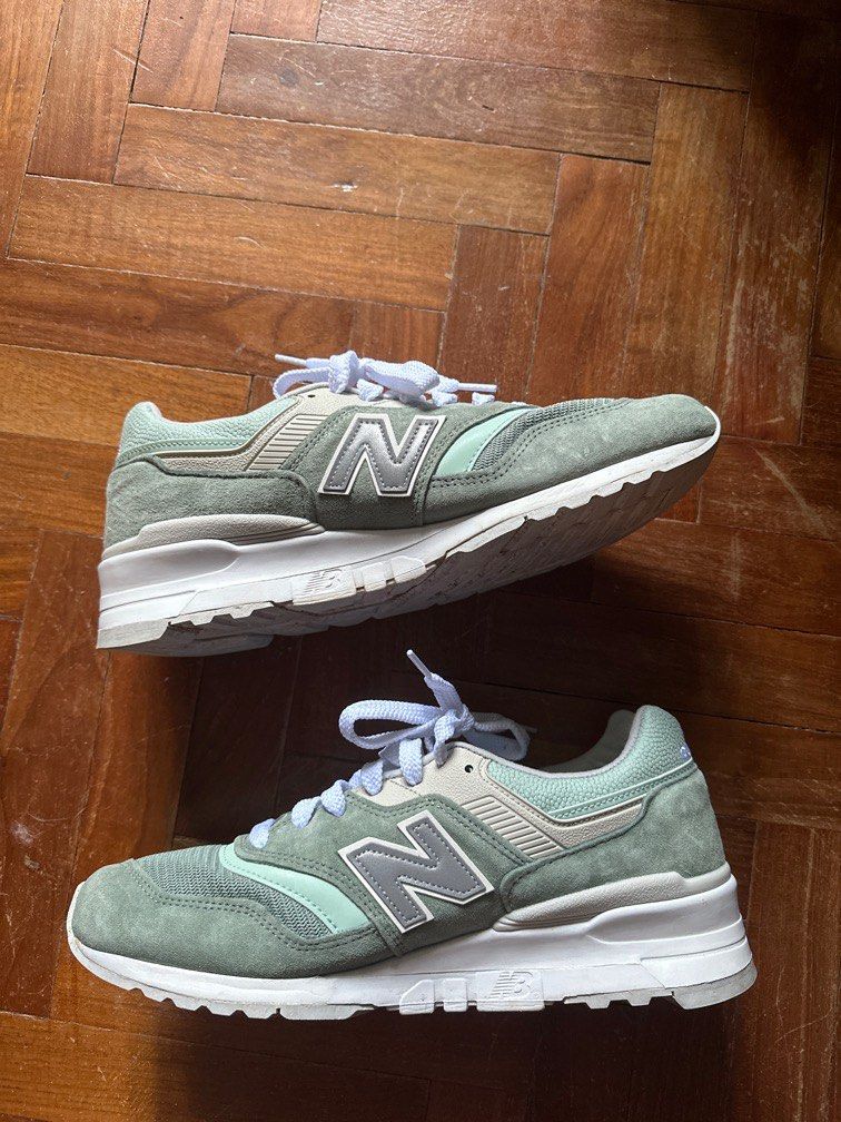 New Balance MiUSA 997 SOB Less is Light Green, Men's Fashion, Footwear, Sneakers on Carousell