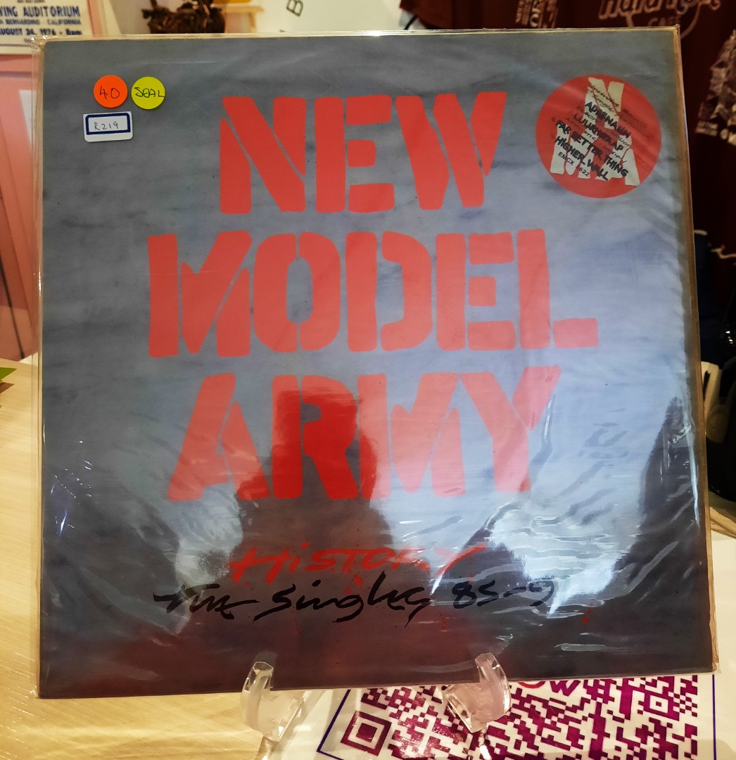 New Model Army - History The Singles 85-91 (SEALED), Hobbies & Toys ...