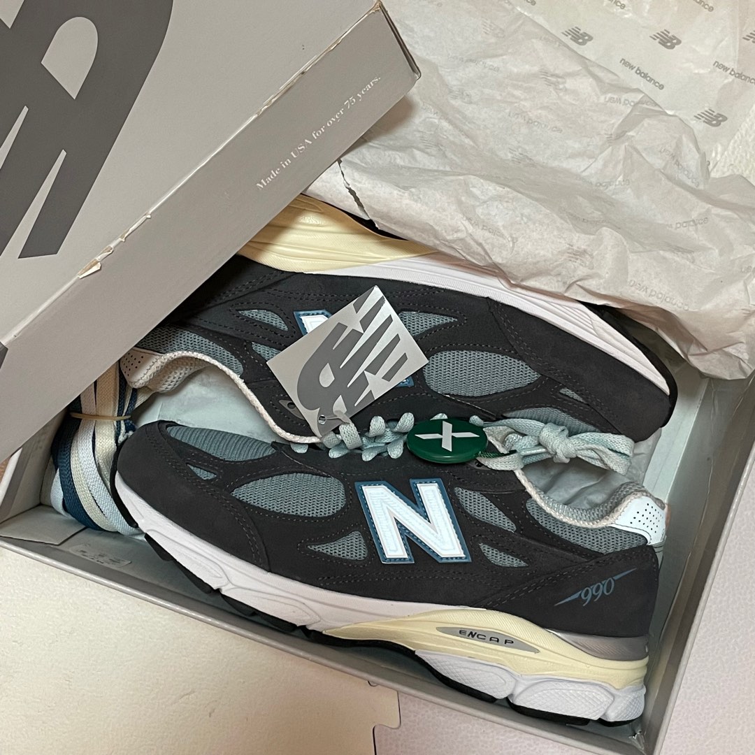 (NEW) New Balance Kith 990V3 (NB M990KS3 KITH V3), 男裝, 鞋, 波鞋 - Carousell