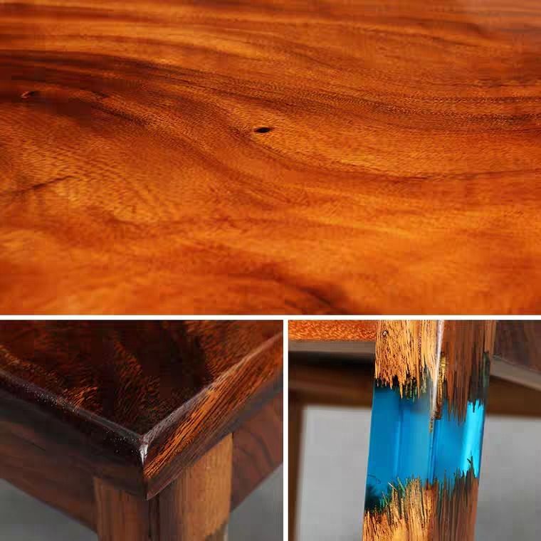NILE Designer Epoxy Resin Dining Chair, Furniture & Home Living ...