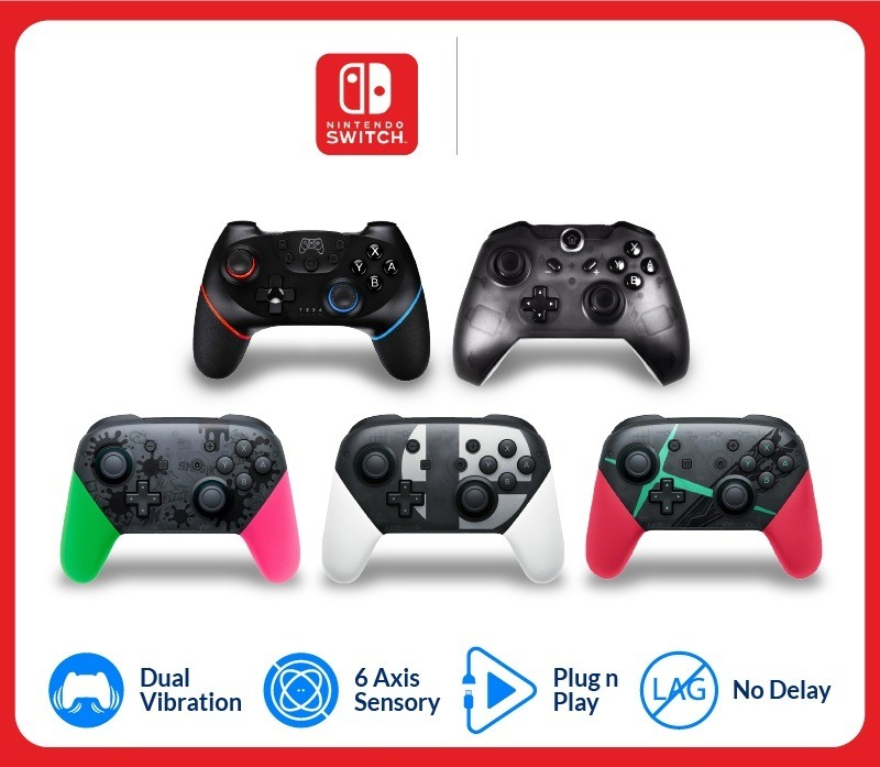 Nintendo Switch Controller Wireless Game Pad, Video Gaming, Gaming ...