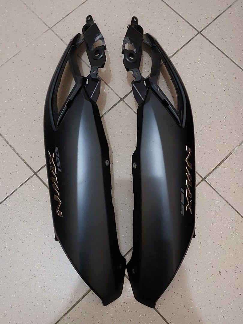 Yamaha Nmax 155 cover set black, Motorcycles, Motorcycle Accessories on ...