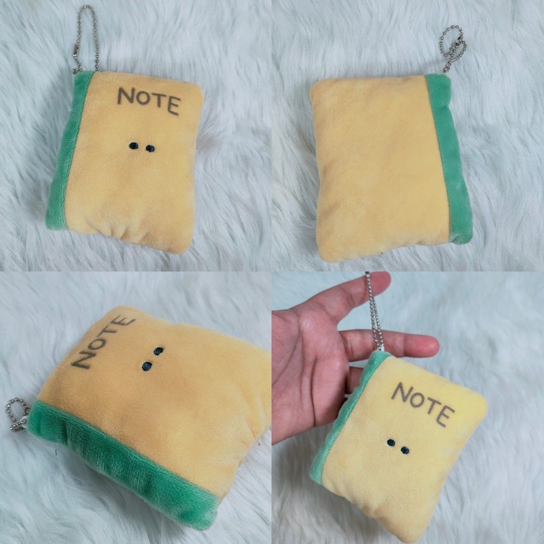 Note Plush Charm, Hobbies & Toys, Toys & Games on Carousell