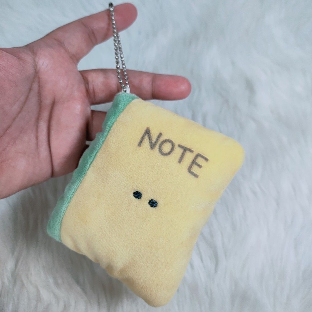 Note Plush Charm, Hobbies & Toys, Toys & Games on Carousell