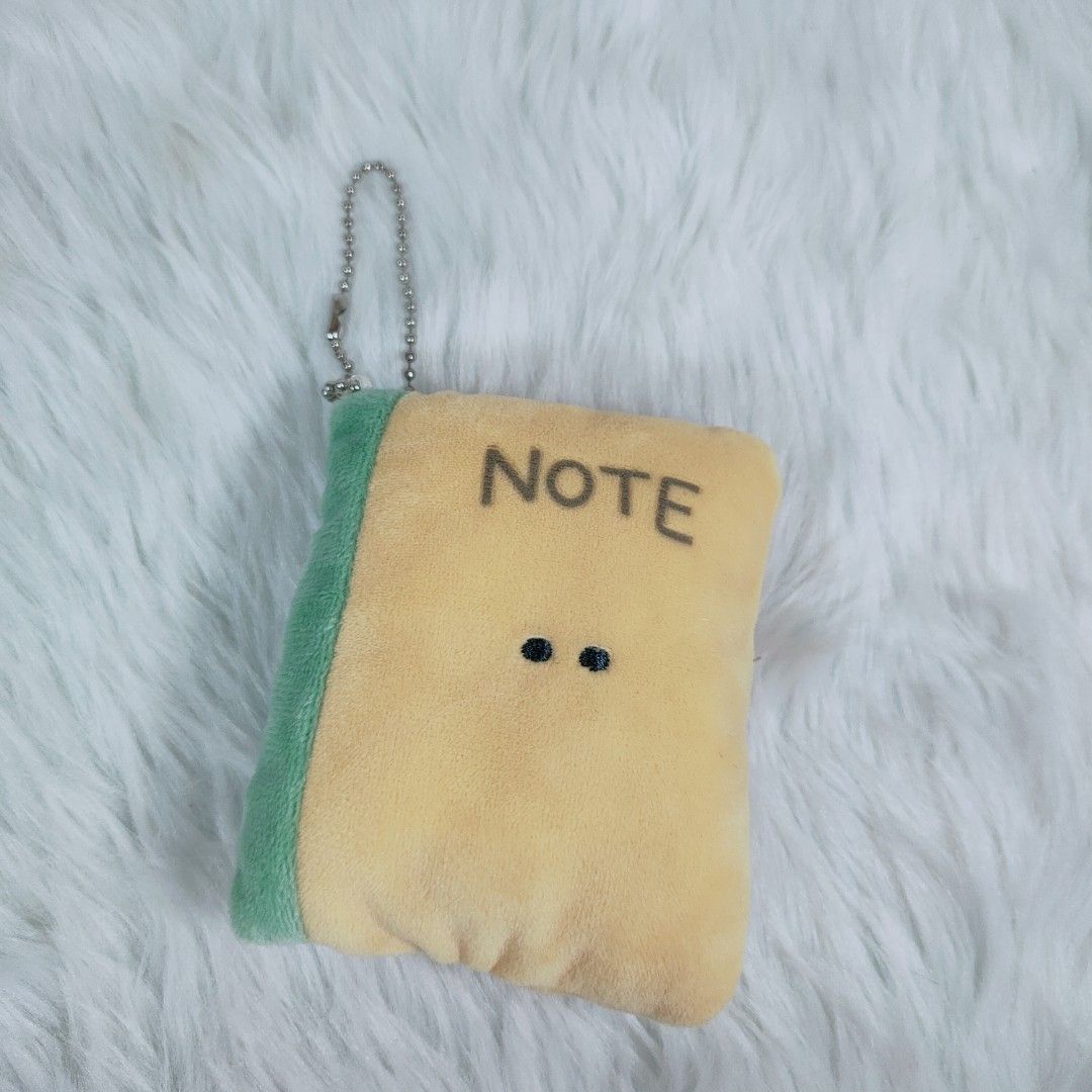 Note Plush Charm, Hobbies & Toys, Toys & Games on Carousell