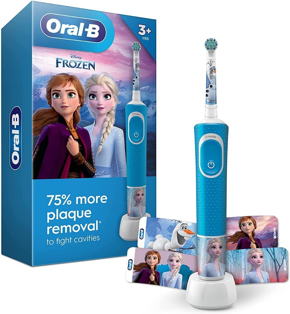 Oral-B Kids Electric Toothbrush Featuring Disney's Frozen for Kids 3 ...