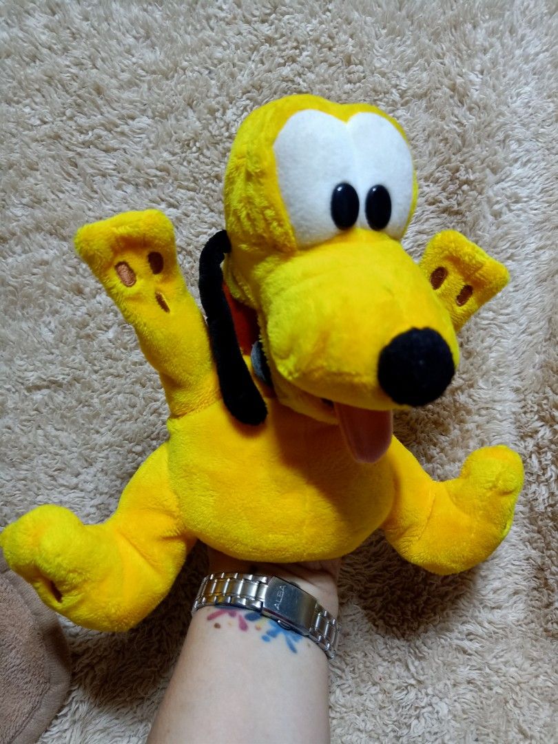 ORIGINAL DISNEY PLUTO DOG HAND PUPPET, Hobbies & Toys, Toys & Games on ...