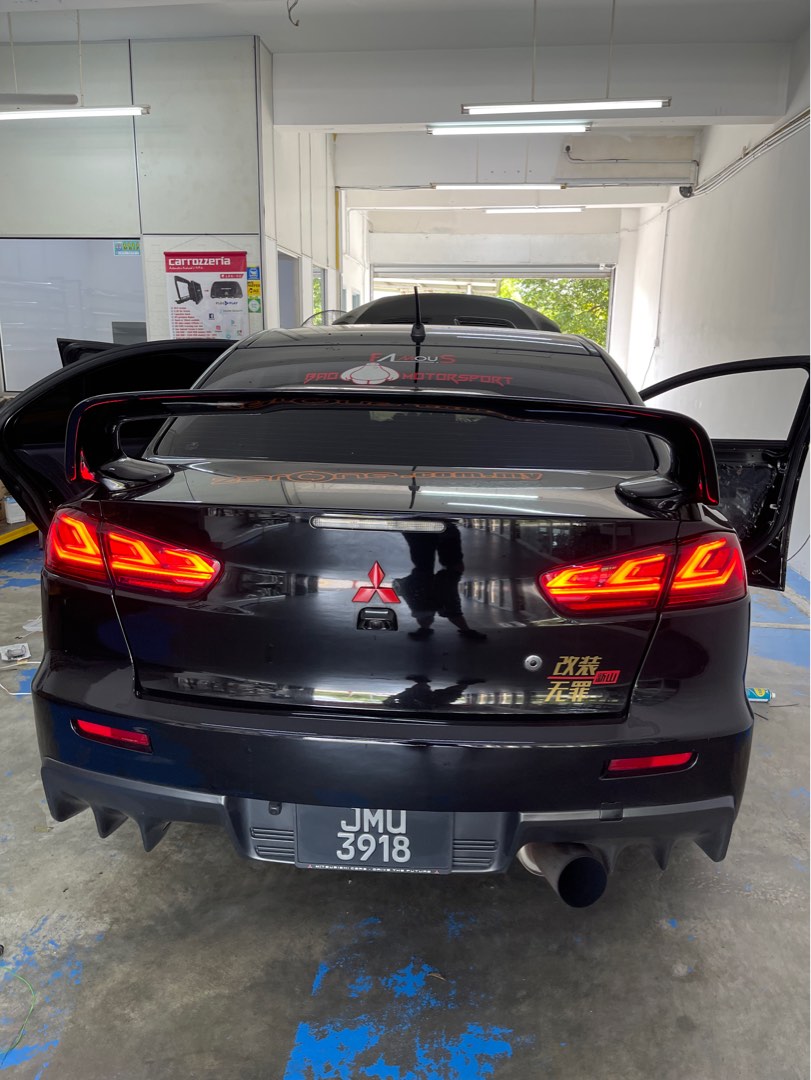 Original Ralliart lancer Spoiler, Car Accessories, Accessories on Carousell