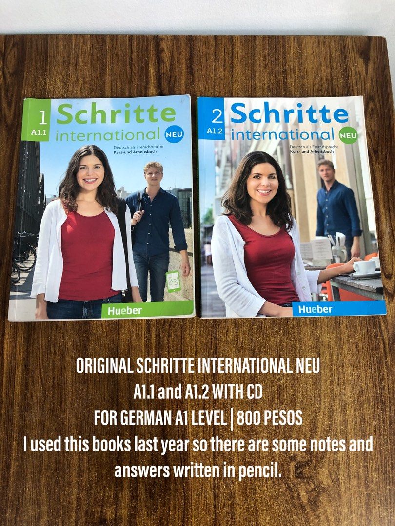 Original Schritte International Neu A1.1 and A1.2 with CD German ...