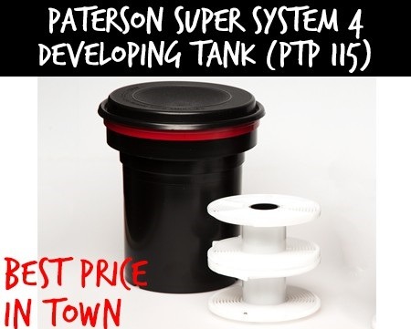 Paterson Super System 4 Film Developing Tank PTP115 (2 Reels Included ...