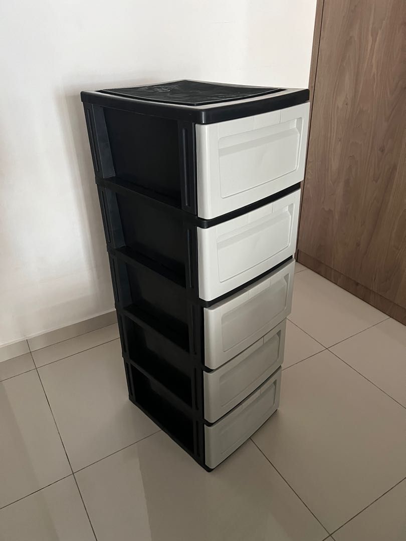 PLASTIC RACK (5 tier), Furniture & Home Living, Home Improvement ...