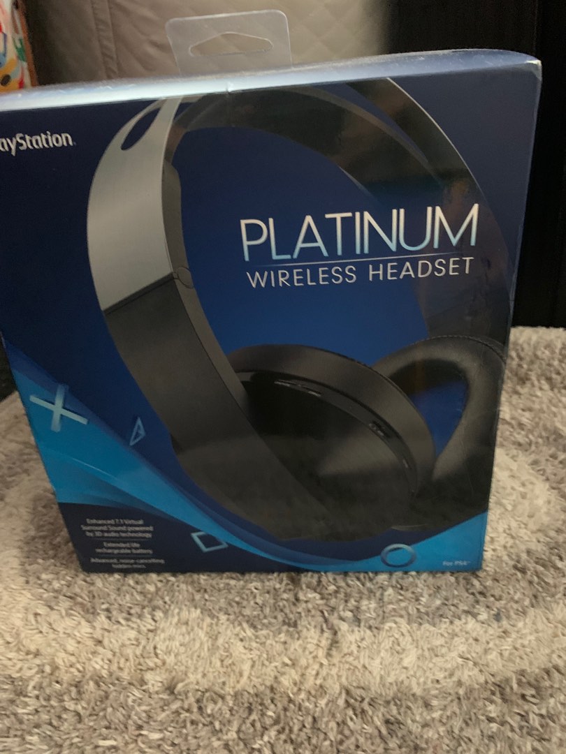 Playstation Platinum Headset rare complete ps4 ps5 on Carousell