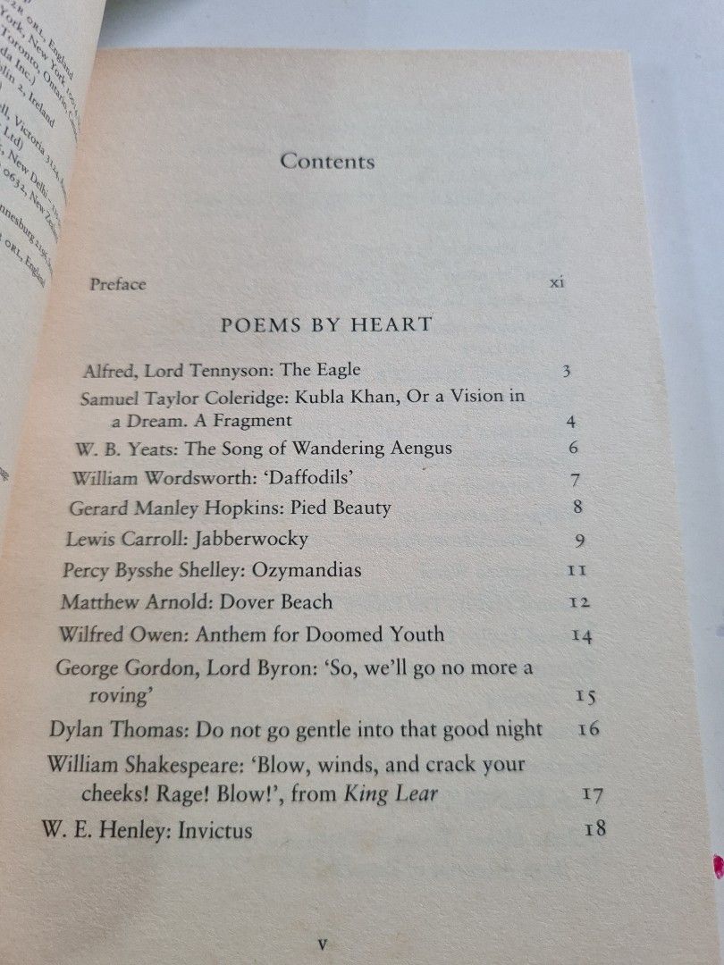 Poems by Heart, Hobbies & Toys, Books & Magazines, Fiction & Non ...