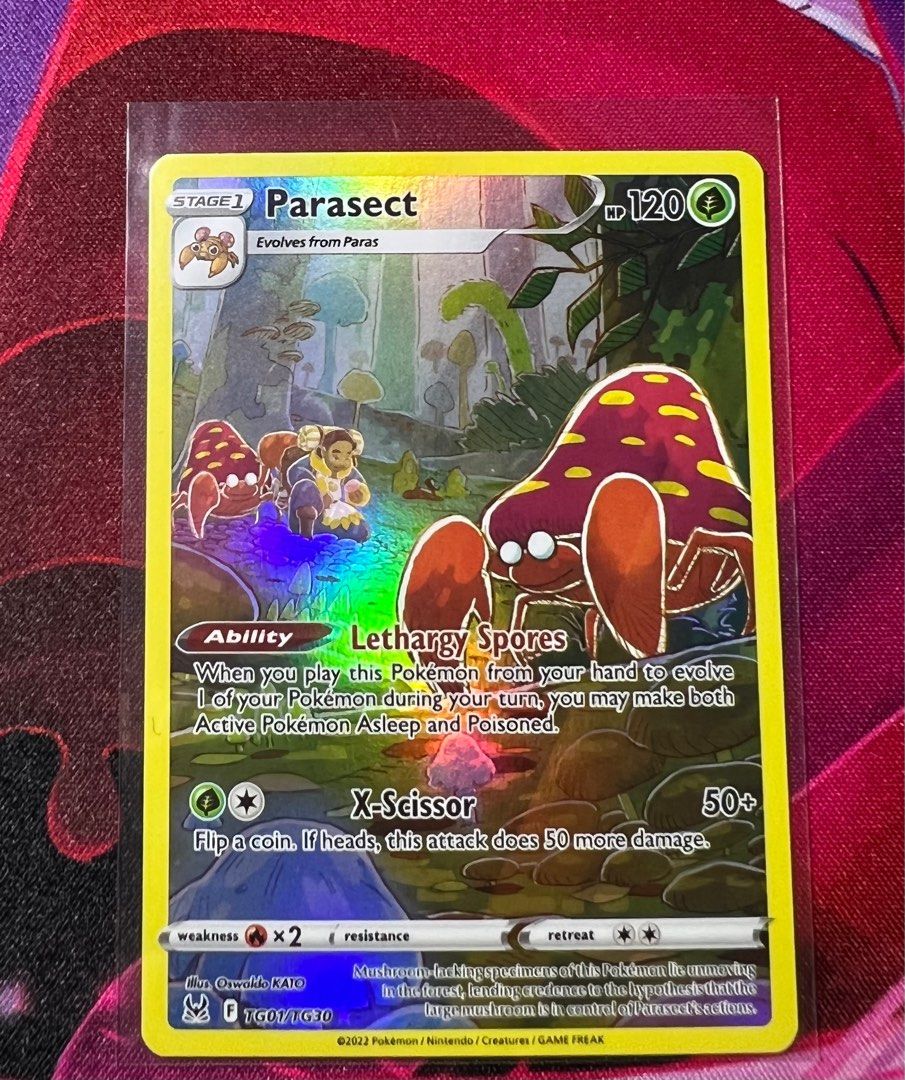 Pokemon Card Parasect Trainer Gallery Lost Origin, Hobbies & Toys, Toys ...