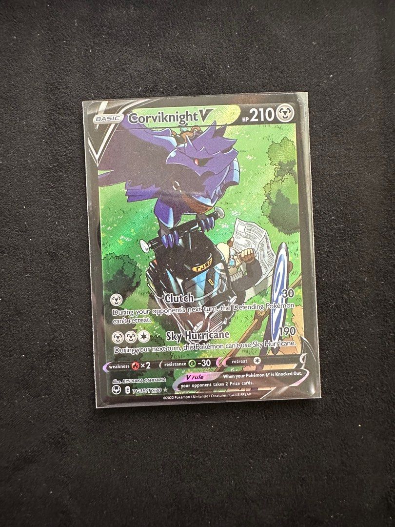 Pokemon Corviknight V CSR, Hobbies & Toys, Toys & Games on Carousell