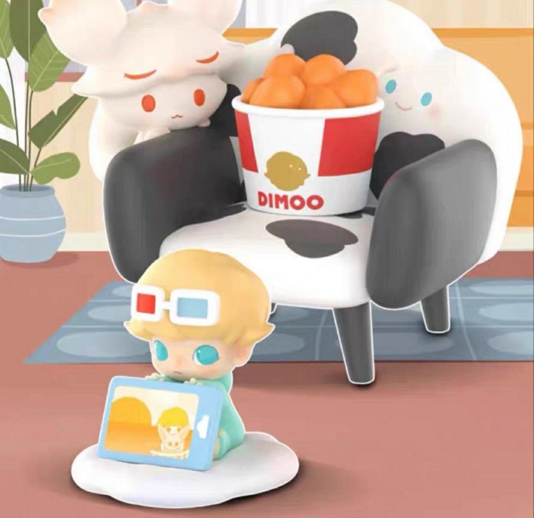 [POPMART] POPMART DIMOO HOMEBODY SECRET BINGE-WATCHER BRAND NEW IN FOIL ...