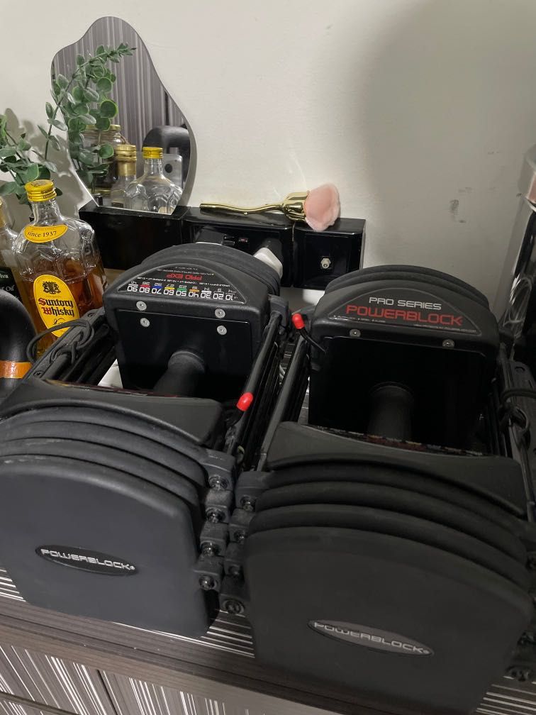 Powerblock Pro Series Dumbbells, Sports Equipment, Exercise & Fitness ...