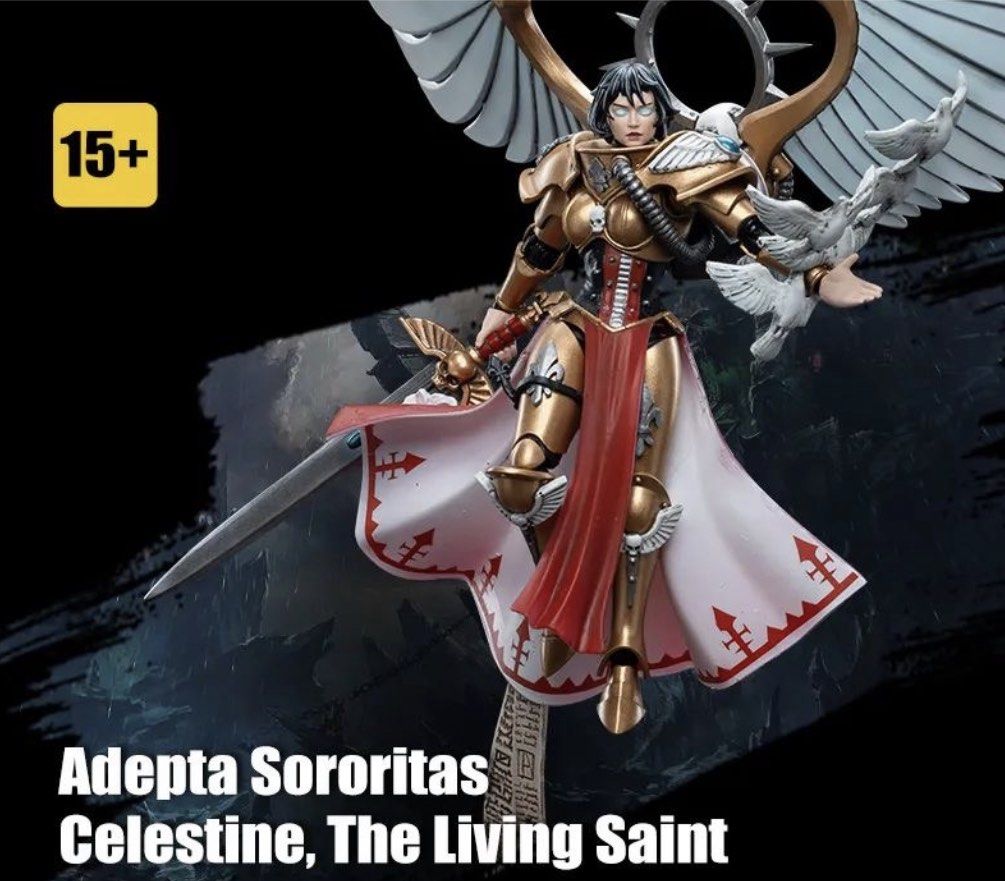 [Pre Order] Warhammer 40k - Joy Toy - Celestine, The Living Saint, Hobbies & Toys, Toys & Games ...