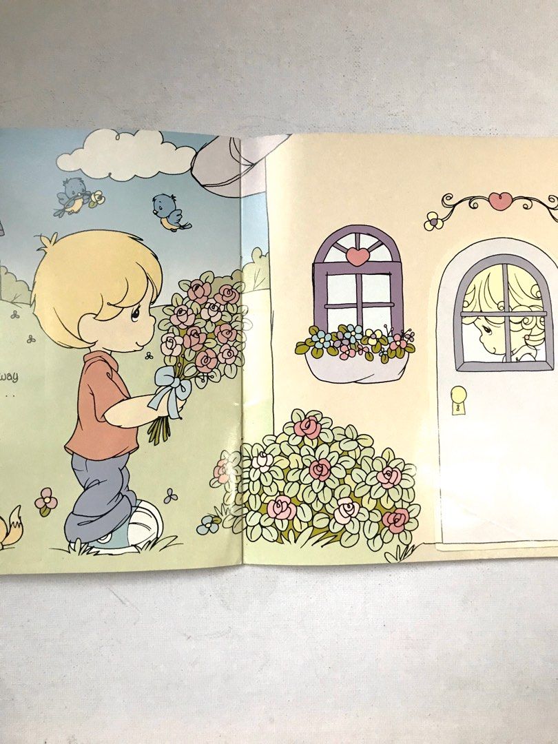 Precious Moments "How do you know it's Spring?" A Lift-The-Flap Golden ...