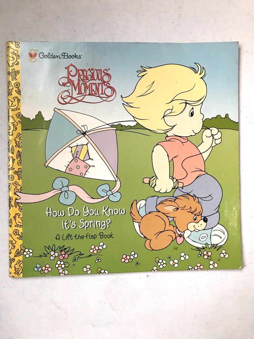 Precious Moments "How do you know it's Spring?" A Lift-The-Flap Golden ...