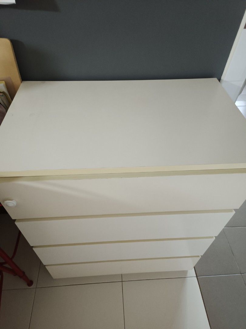 Preloved Ikea 4 Chest Of Drawers, Furniture & Home Living, Furniture ...