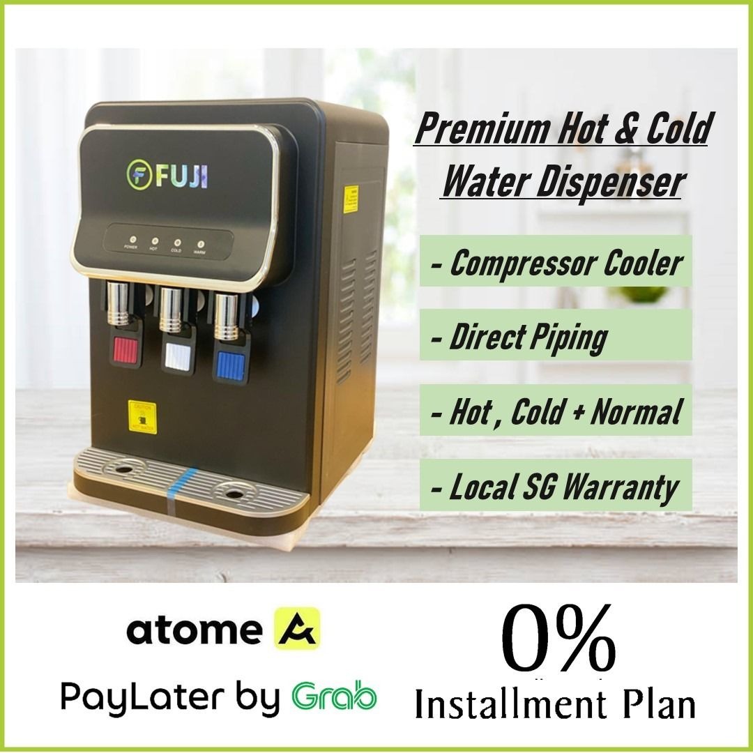 Premium Hot & Cold + Room Temperature Fuji Water Dispenser With ...
