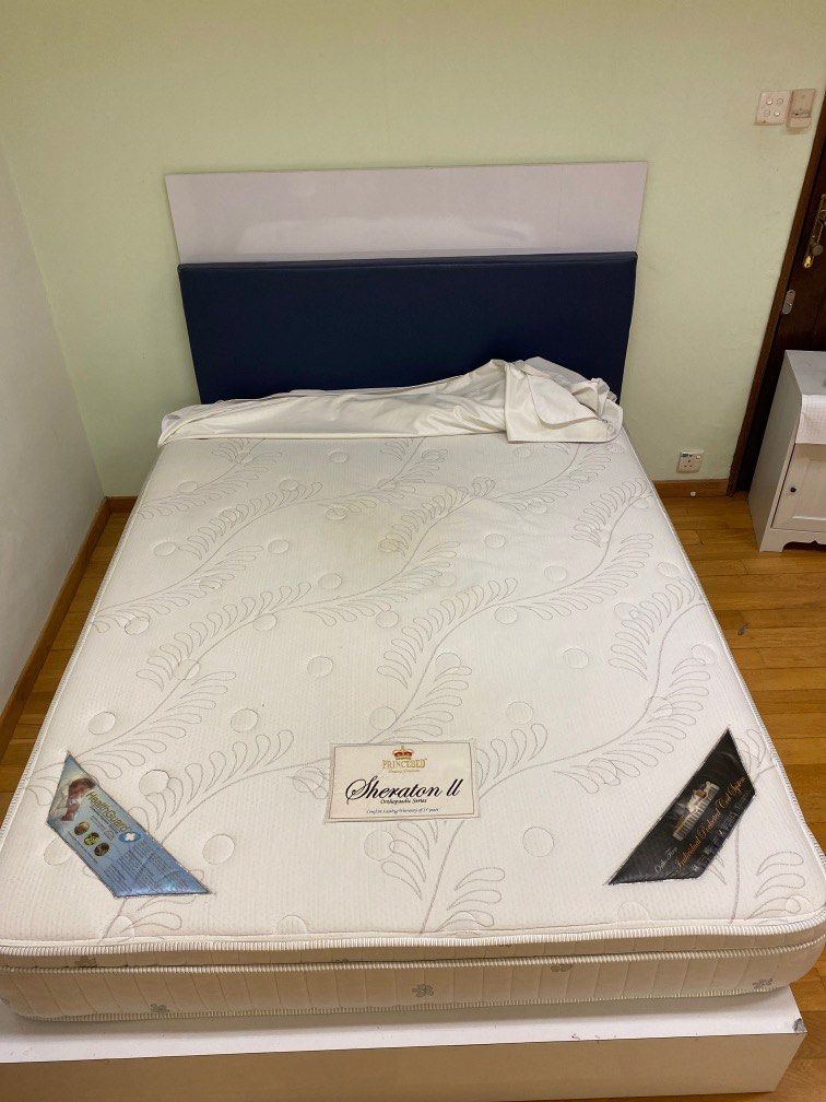 Princebed Orthopaedic Series Queen Size Mattress with bed frame ...