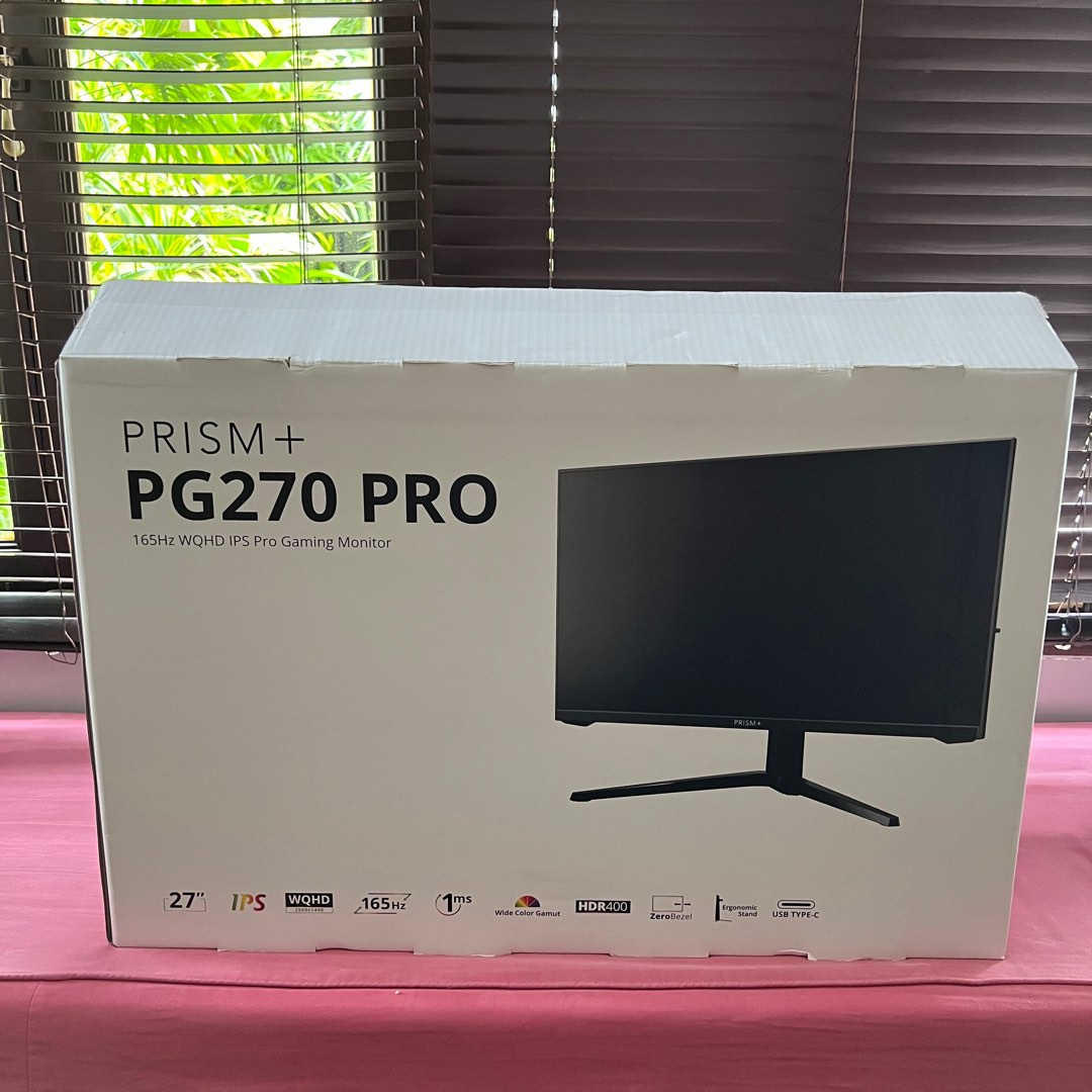 PRISM PG270 PRO gaming monitor, Computers & Tech, Parts & Accessories ...