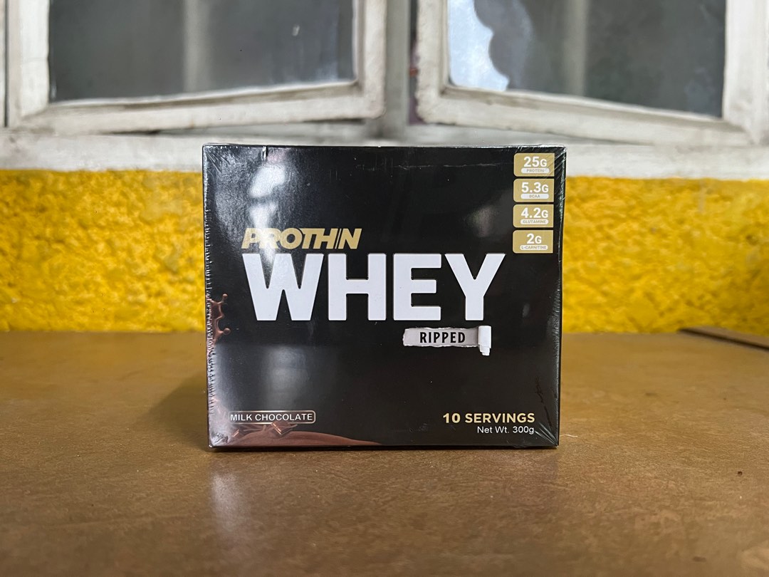 Prothin Whey Ripped Milk Chocolate Sealed, Health & Nutrition, Health ...